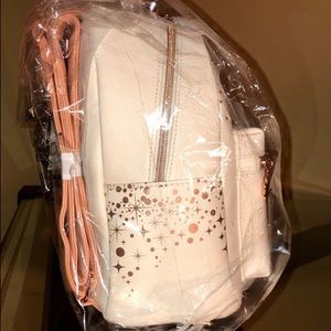 Loungefly | Bags | Loungefly Little Mermaid Rose Gold Mini Backpack ...